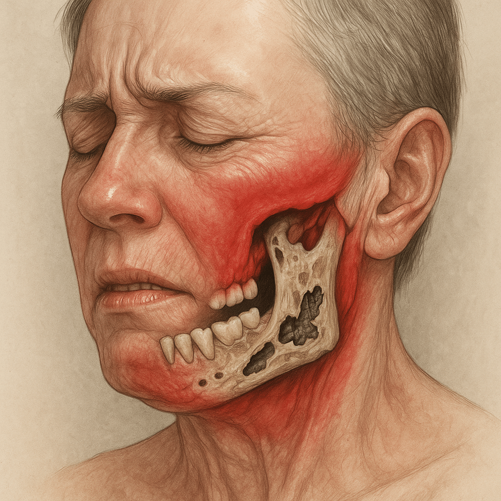Avasculaire necrose van de kaak of jukbeenderen – als bot in je gezicht ...